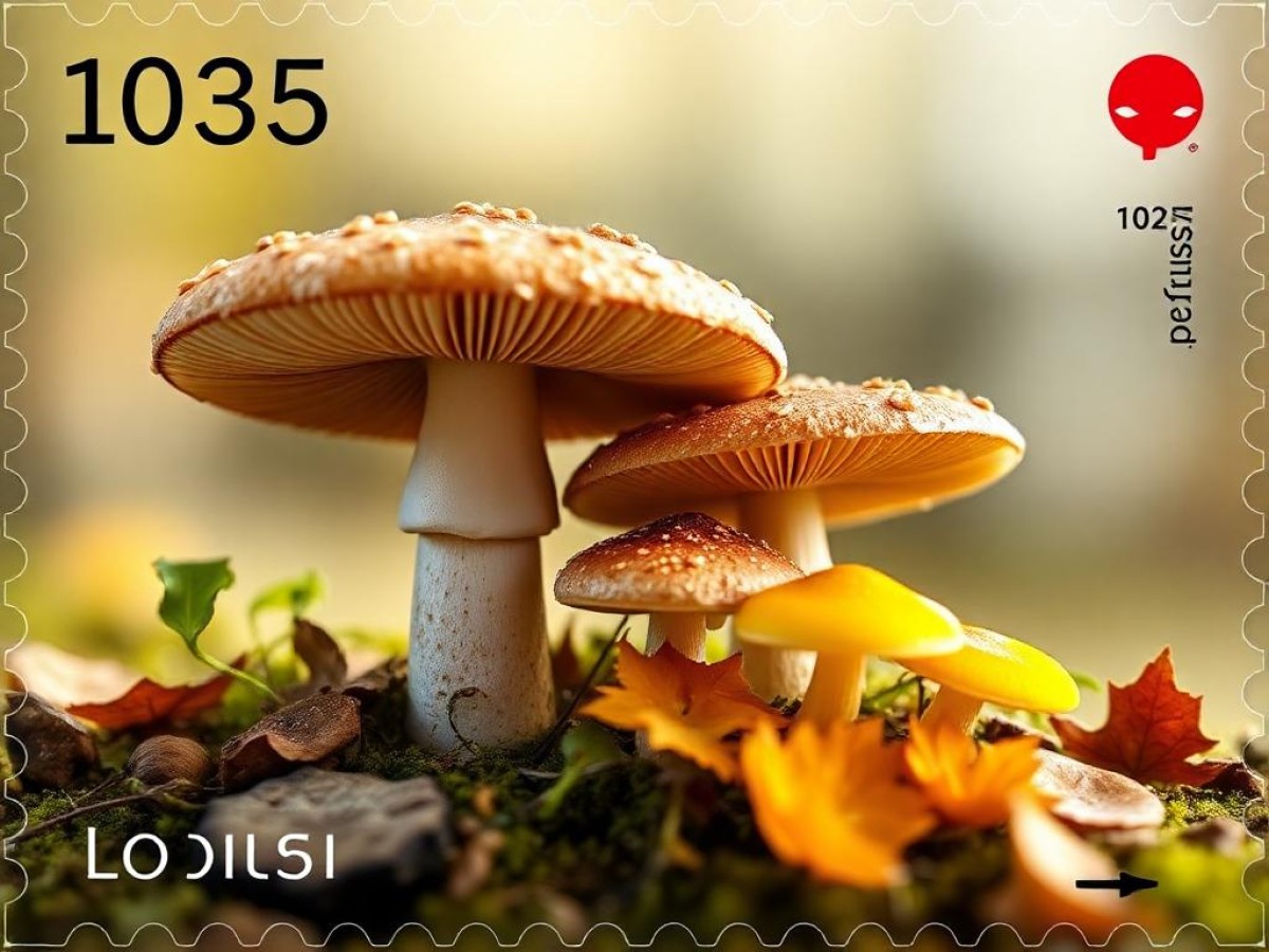 Automne 2025 : Les nouveaux timbres champignons de La Poste, un régal ...